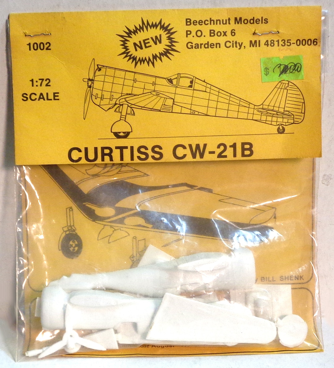 1/72 Model Aircraft Vacuform Complete Kit - Beechnut Models - Curtiss ...