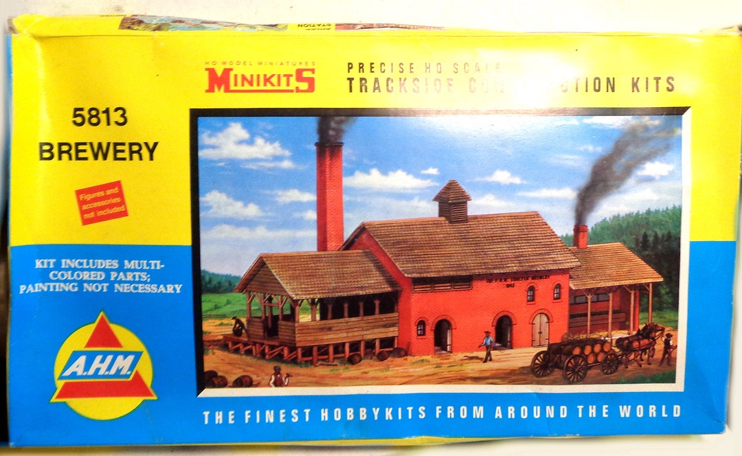 HO Scale AHM Large Brewery Building Factory Kit New in Original Box - Etsy