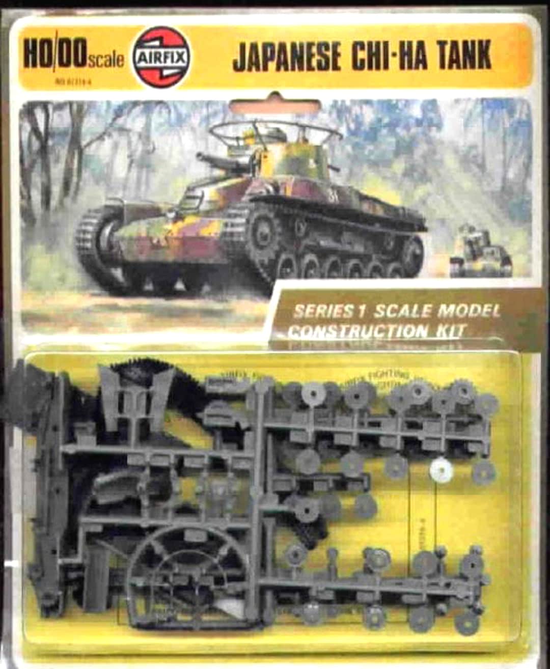 HO/OO Scale Airfix Model Kit - Japanese Chi-ha Tank - Mint in Original ...