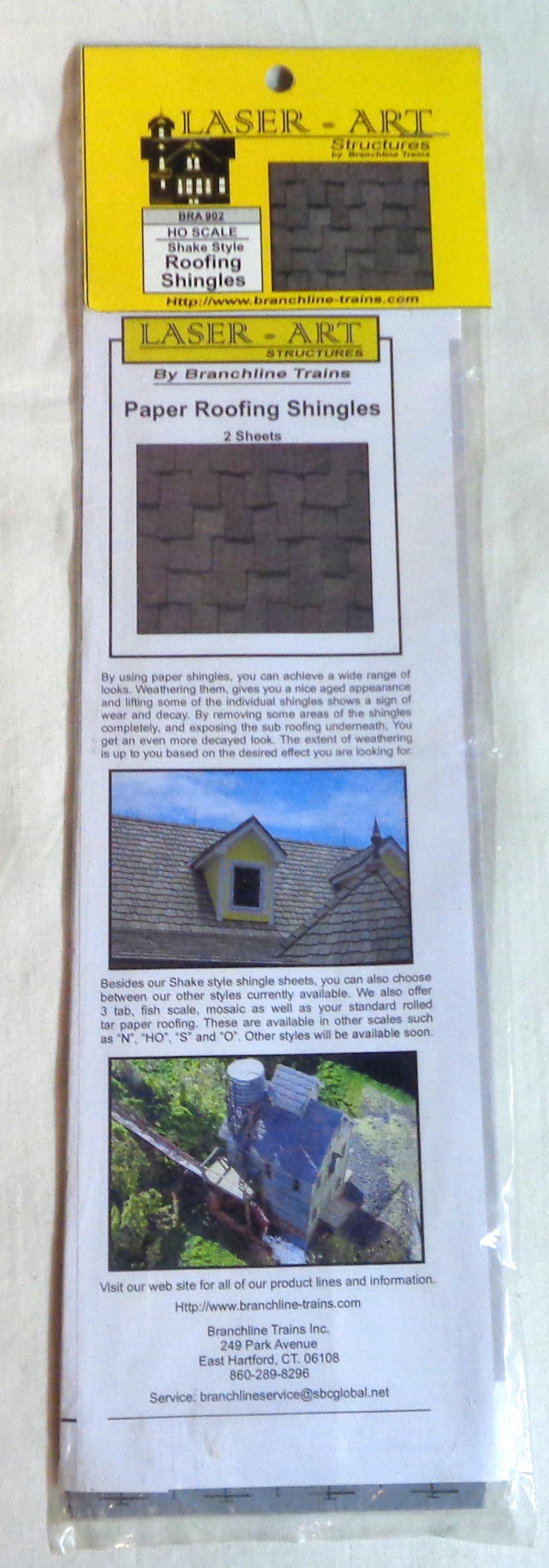 HO Scale Laser-art - Roof Shingles for Scratch Building and ...