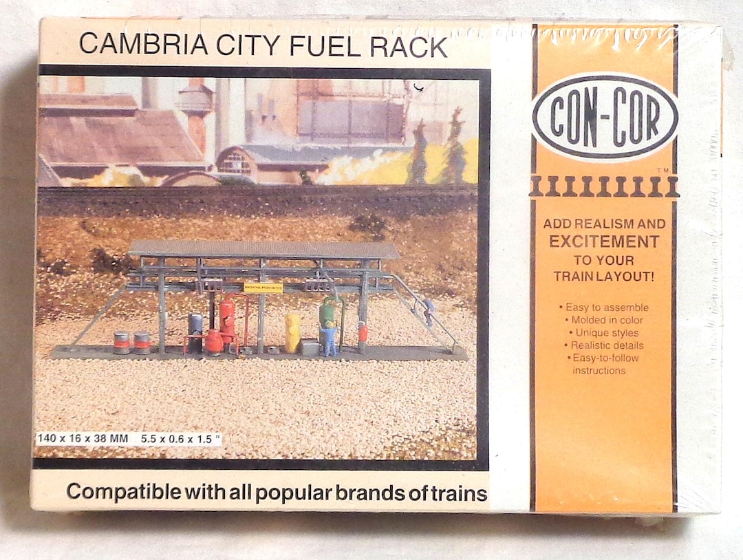 HO Scale Concor - Cambria Fuel Rack Building Model Kit With Lots of ...
