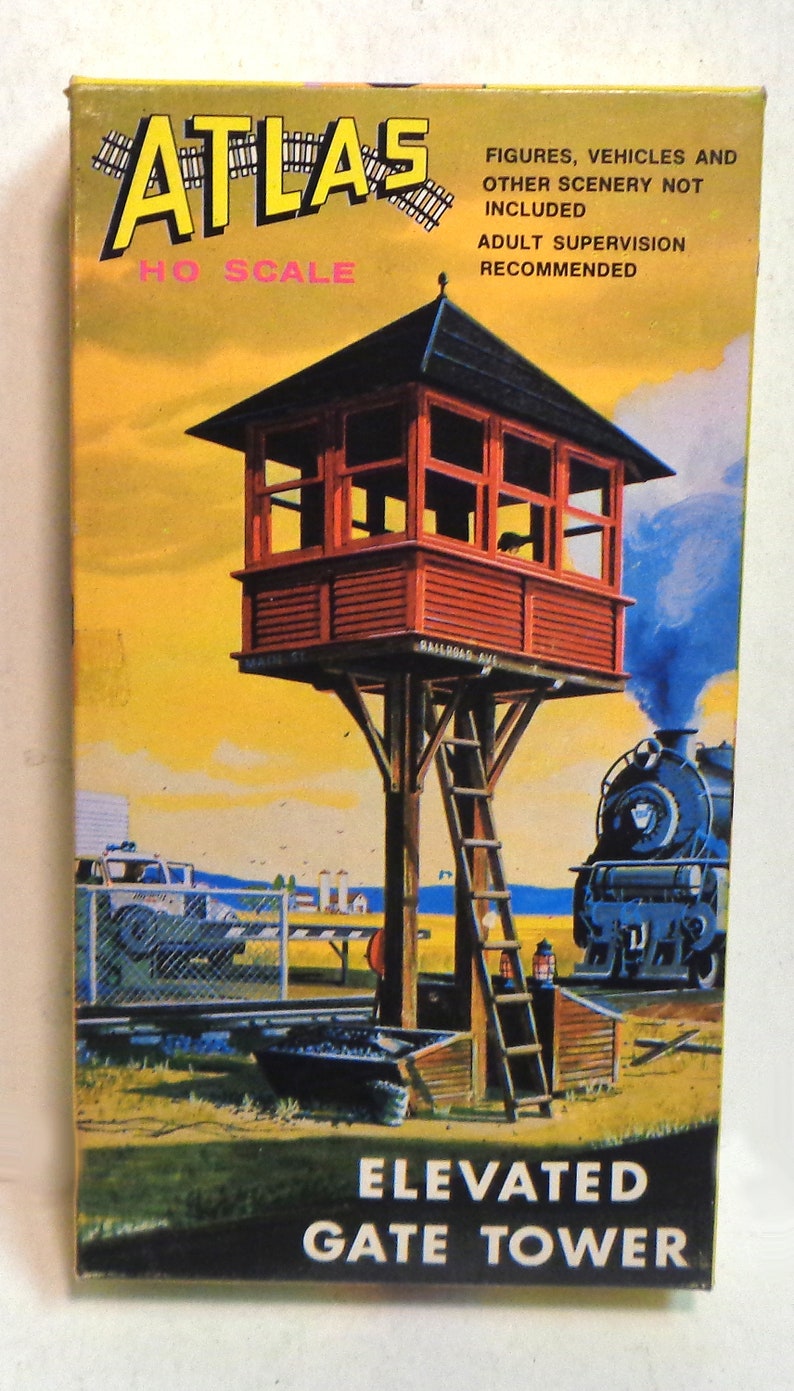 HO 1/87 Scale Train Building ATLAS Elevated Gate Tower NEW - Etsy