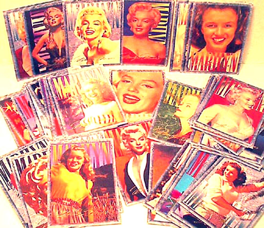 Marilyn Monroe Collector Cards From 1993 - Lot of 51 in Near Mint-mint ...