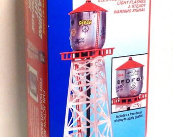 HO 1/87 Scale Train Building Lifelike Lighted Yard Tower NEW in the Box ...