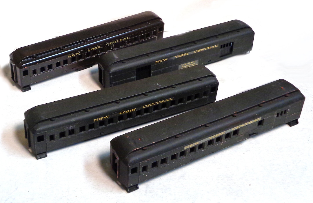 HO Scale - Penn Line - Vintage Passenger Car Lot of 4(lot #1) - NO ...