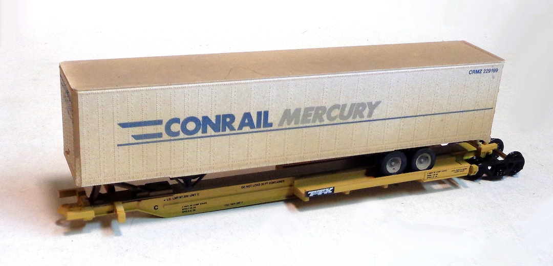 HO Scale ONE Truck "ttx" Front Runner Spine Car With Trailer Load ...