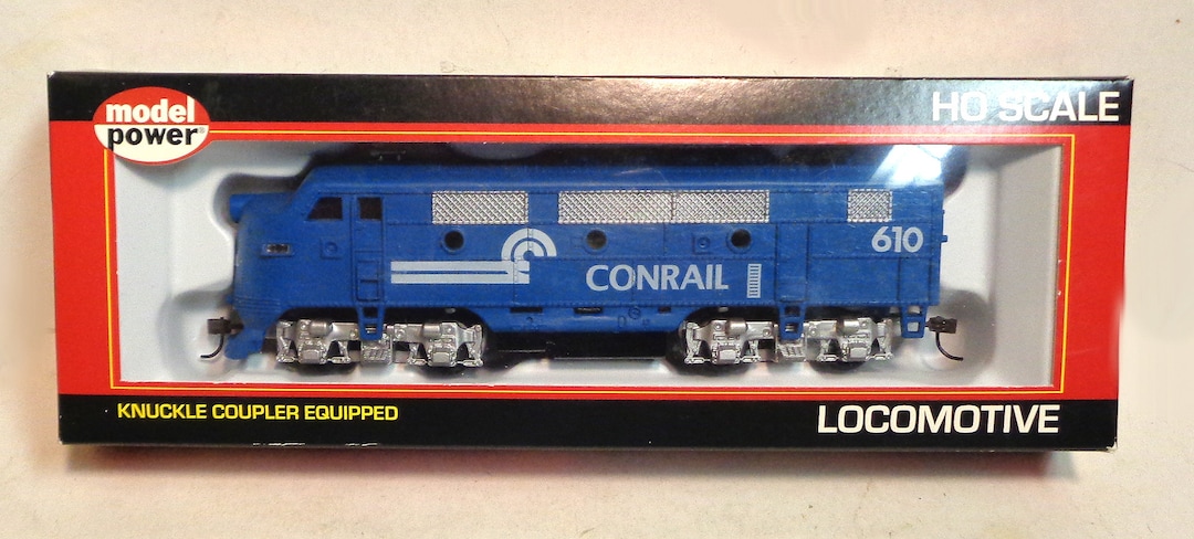 HO Scale Model Power F2A Diesel Locomotive - "conrail" #610 - Mint in Box! - Etsy