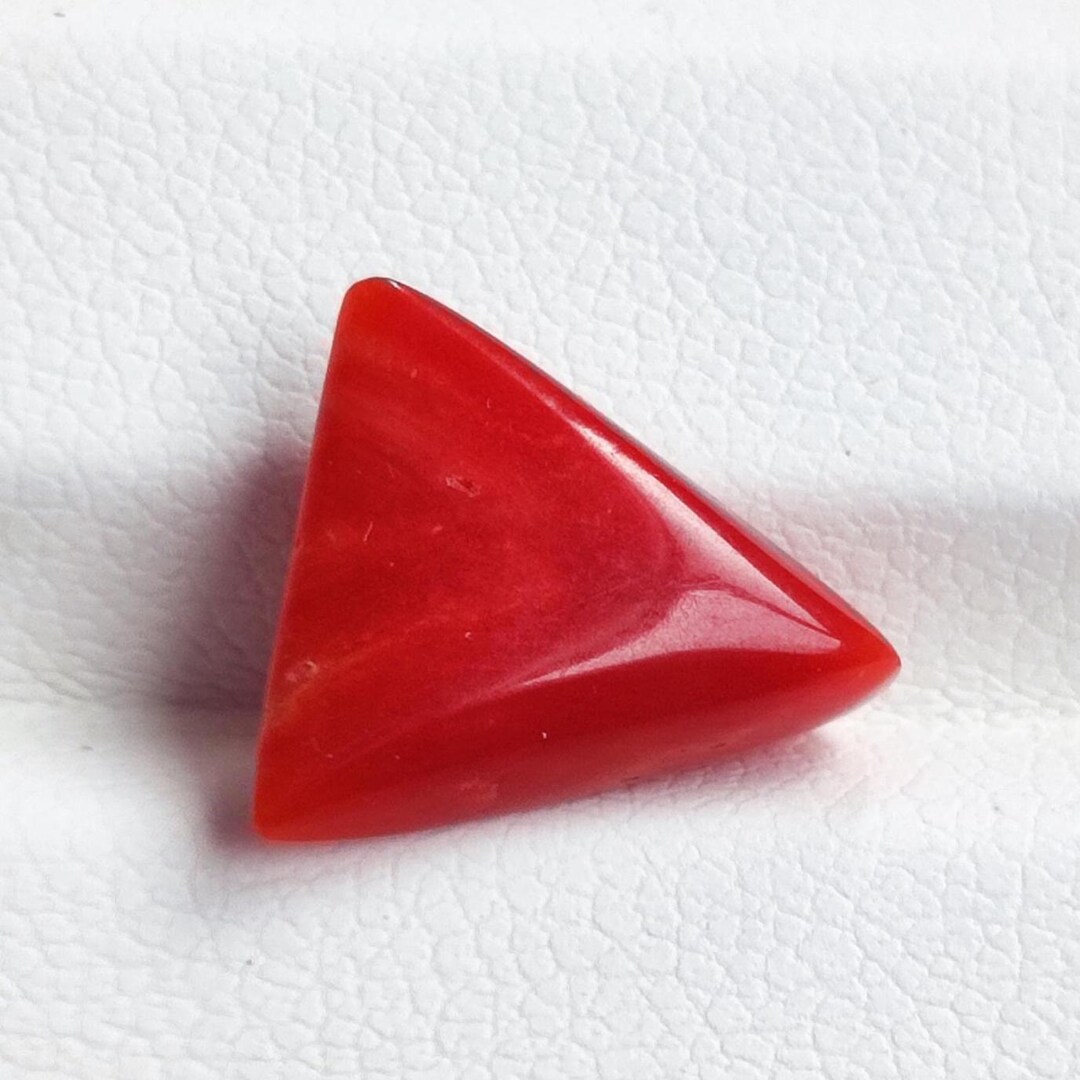 Rare Triangle Coral Gemstone: 3 CT Italian Moonga, Unheated - Etsy
