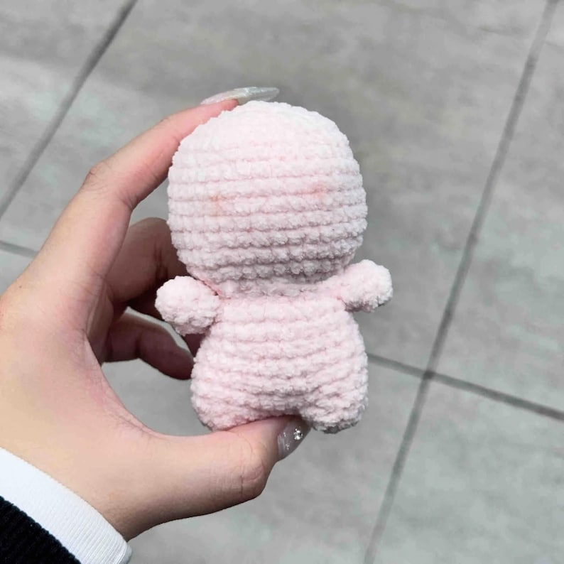 Base Doll Crochet Pattern, Plain Body Amigurumi Doll, Mini Small Cute ...