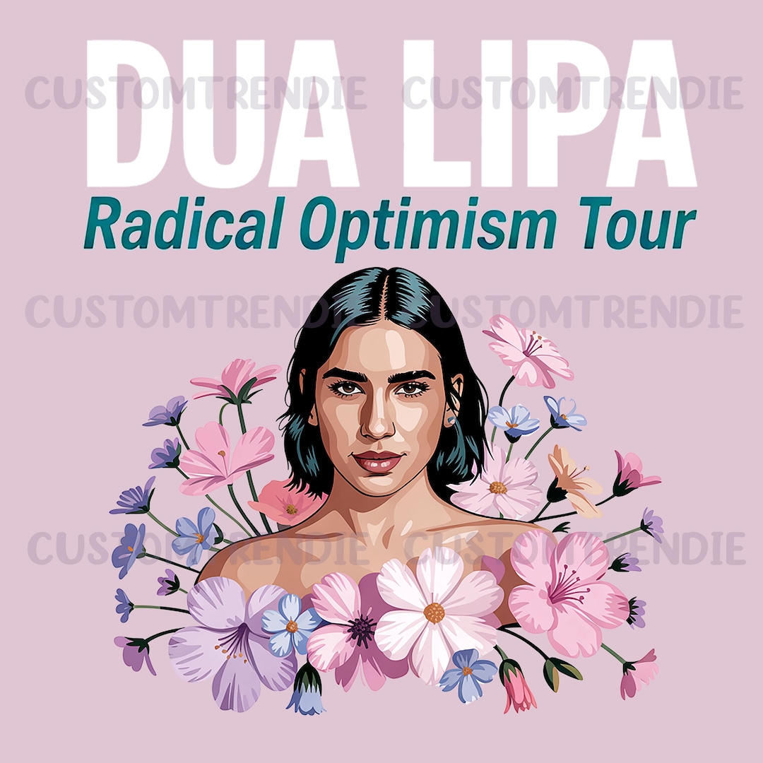 Dua Lipa PNG Download, Radical Optimism Tour Digital File, UK Concert ...