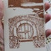 Hobbit Inspired Party Invitations or Blank Note Cards - Handstamped Set ...
