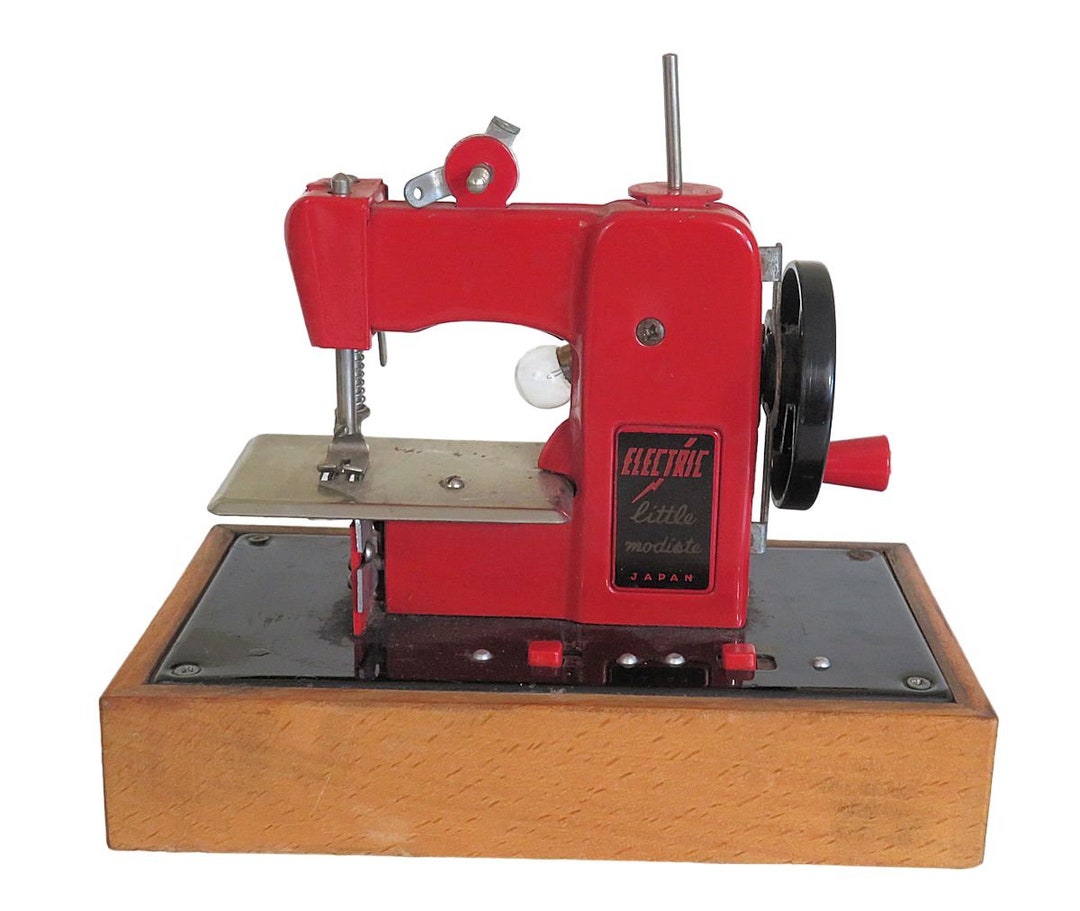 1950s Electric Little Modiste Red Metal Toy Sewing Machine - Etsy