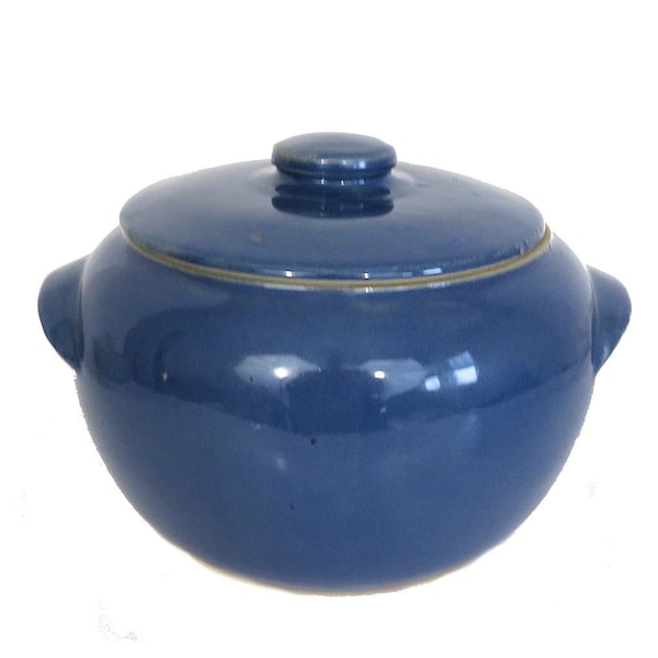 Stoneware Bean Pot - Etsy