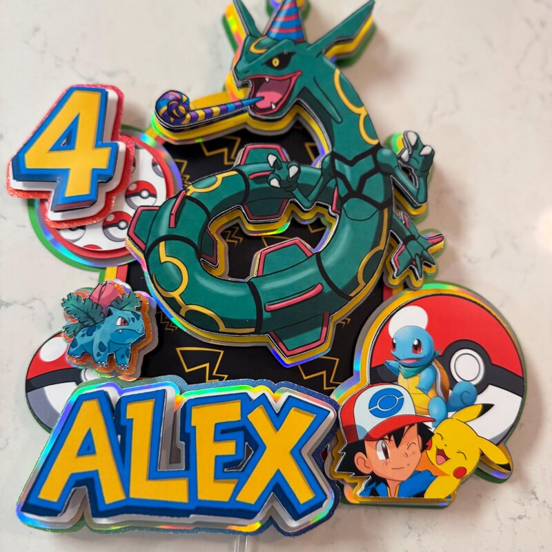 Pokemons Cake Topper - Etsy