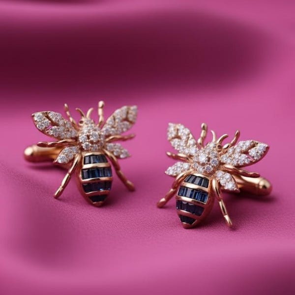 Bee Cufflinks - Etsy Canada