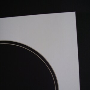 Picture Framing Mats Steel Blue With Navy Blue 14x14 With 11" Round ...