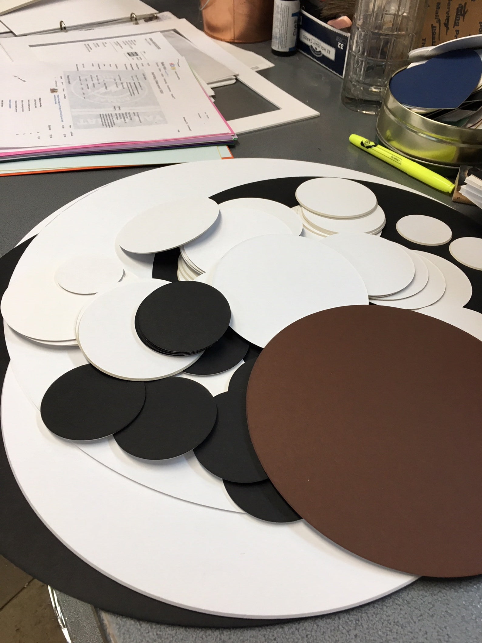 Big Lot 5 POUNDS of Matboard Dropouts Round Circles and Ovals - Etsy