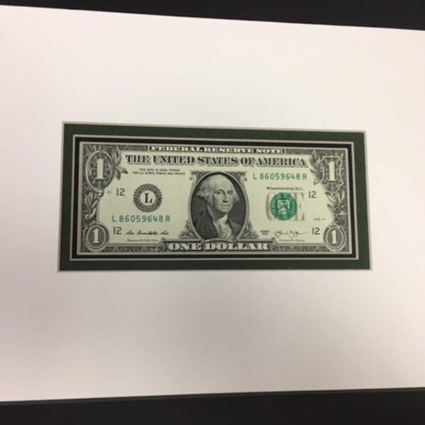 Dollar Bill Picture Frame - Etsy