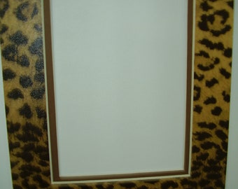 Picture Frame Mat Leopard Cheetah Jaguar Animal Print With | Etsy