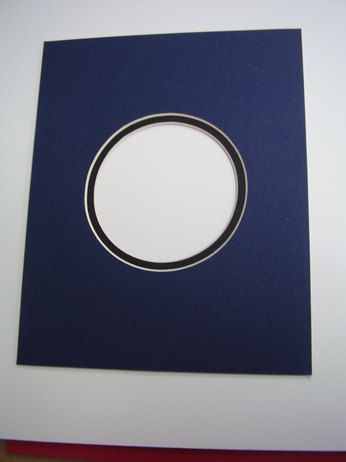 Picture Frame Mat Navy Blue With Black Double 8x10 For4 X 6 - Etsy