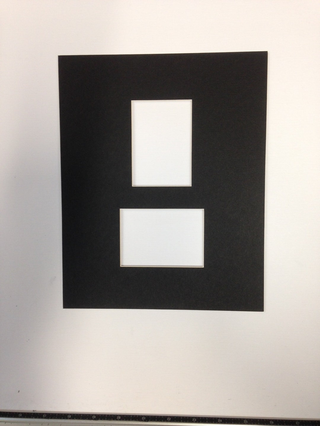 Picture Frame Matting Mats 8x10 for 2 Openings for ACEO or Sports Cards ...