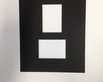 Picture Frame Matting Mats 8x10 for 4 Openings for ACEO or Sports Cards ...