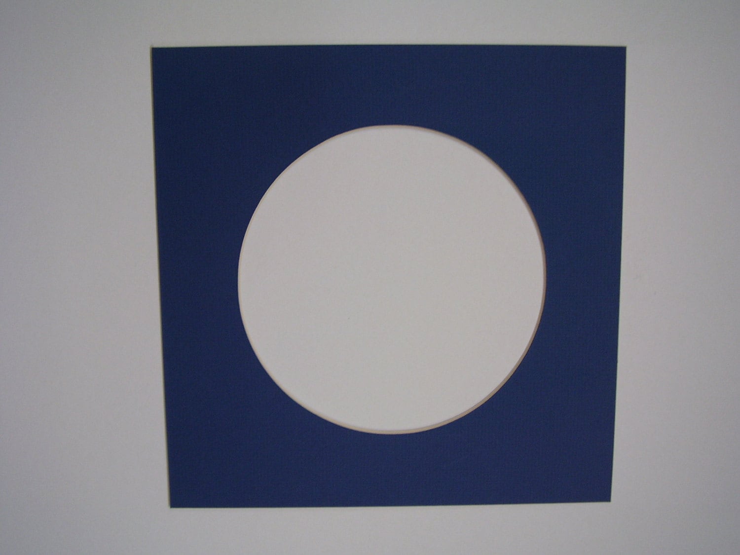 Picture Frame Mat Dark Blue 10x10 for 45 Record 6.5 Circle - Etsy