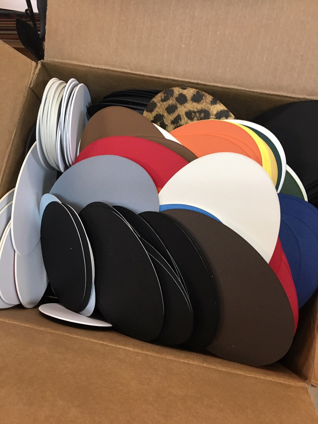 Big Lot 5 POUNDS of Matboard Dropouts Round Circles and Ovals or ...