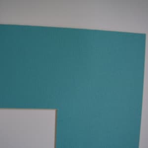 Picture Frame Mat Turquoise Blue Single Mat 11x14 for 8x10 Photo or Art ...