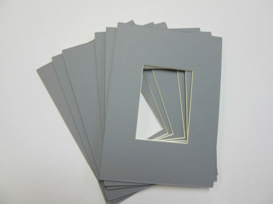 Picture Frame Mats for ACEO and Sports Cards 4x6 for 2.5x3.5 Card ...