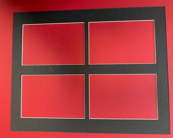 Picture Frame Matting 5 Oval Openings in Multi Opening Collage Mat Fits ...