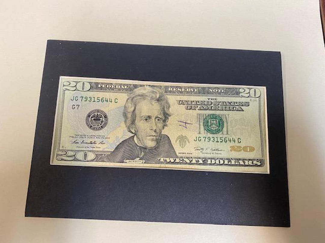 Picture Framing Mat 5x7 for Dollar Bill & Foreign Currency First Dollar ...
