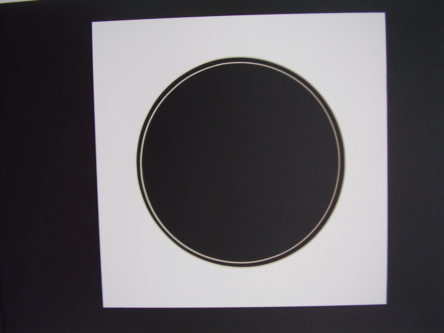 Mat Black Frame Background