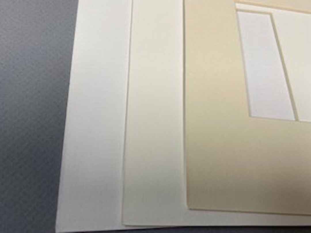 Picture Frame Mats Set of Eight 8x10 for Oval Cutout 5x7 Photo Warm ...