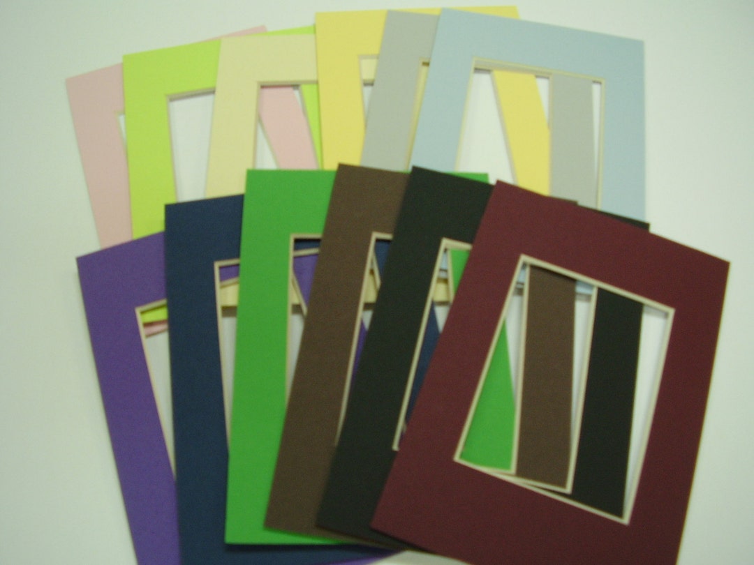 Picture Frame Mats for ACEO and Sports Cards 4X6 for 2.5x3.5 Card ...