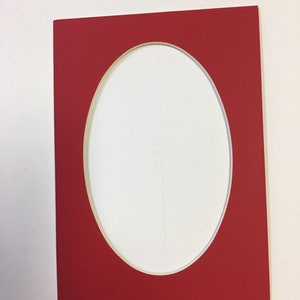 Picture Framing Mat 11x14 for Oval Photo One Mat Oval Opening CHOOSE ...