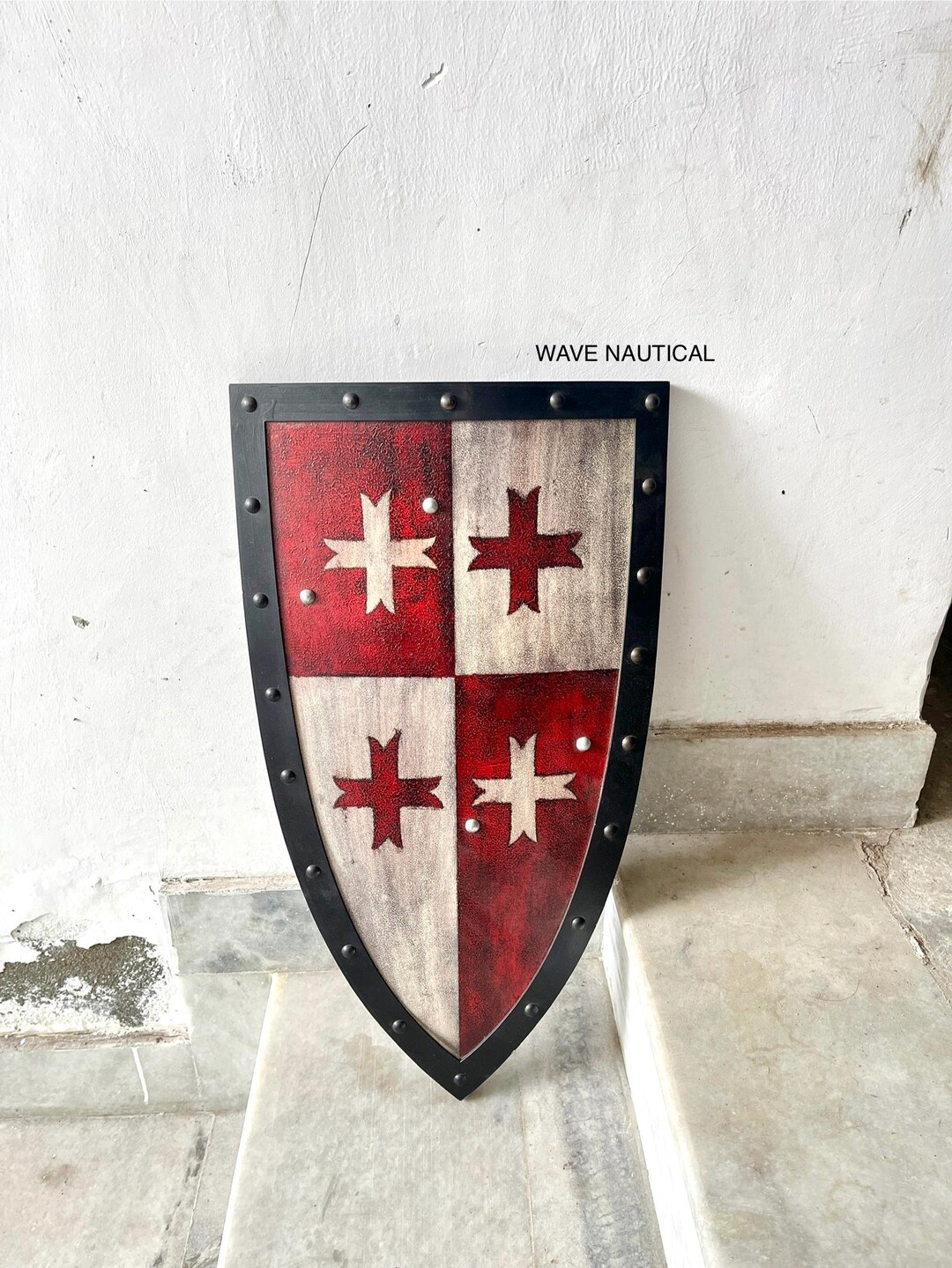 Medieval Viking Shield– Wooden Shield, Battle Ready Viking Shield ...