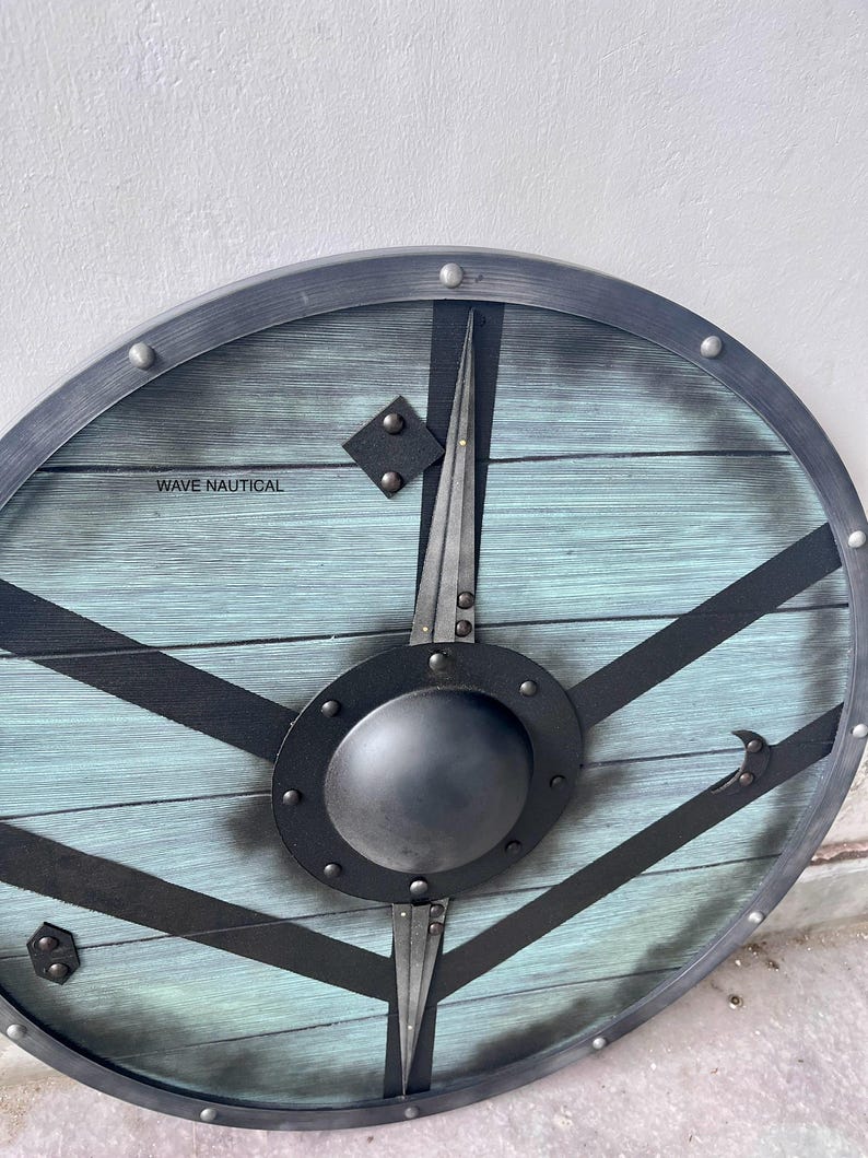 Medieval Viking Shield– Wooden Shield, Battle Ready Viking Shield ...