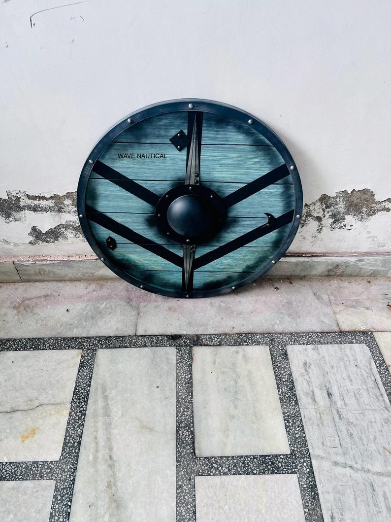 Medieval Viking Shield– Wooden Shield, Battle Ready Viking Shield ...