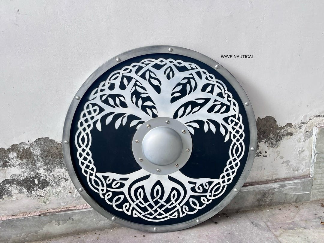 Medieval Viking ,shield– Wooden Shield, Battle Ready Shield,knight ...