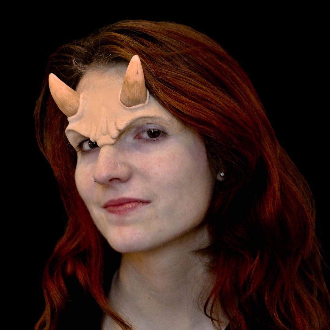 Horned Brow Prosthetic - MADE TO ORDER - Etsy