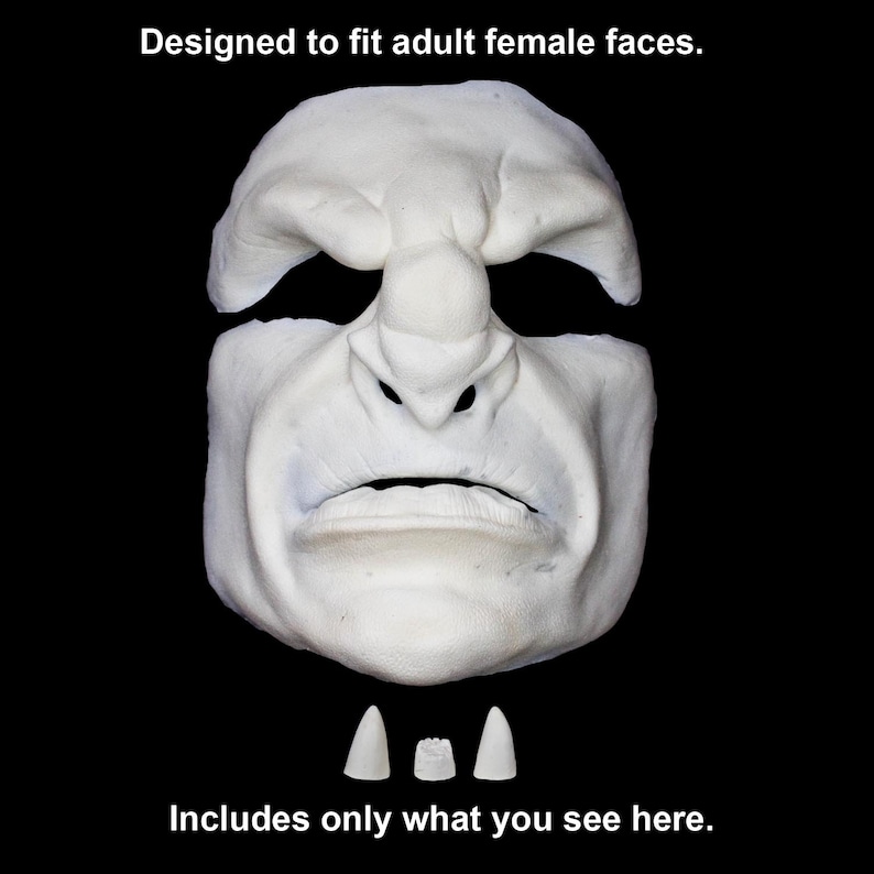 Female Orc Prosthetic - MADE TO ORDER - Etsy
