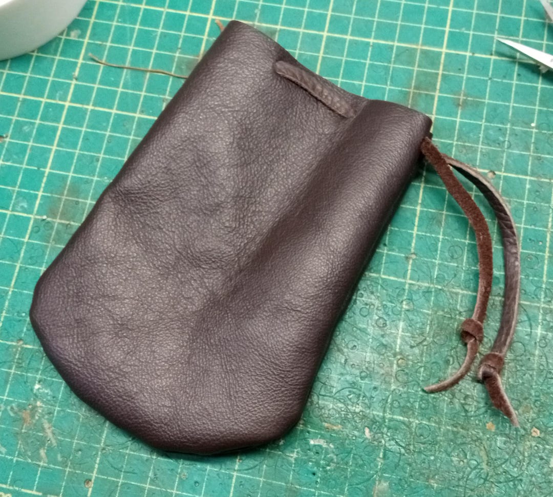 Simple Leather Pouch Pattern - PDF FILE - Etsy