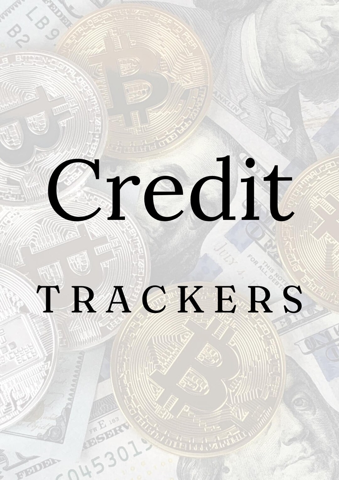 Credit Tracker Printable | Credit Score Payment History Log | Debt ...
