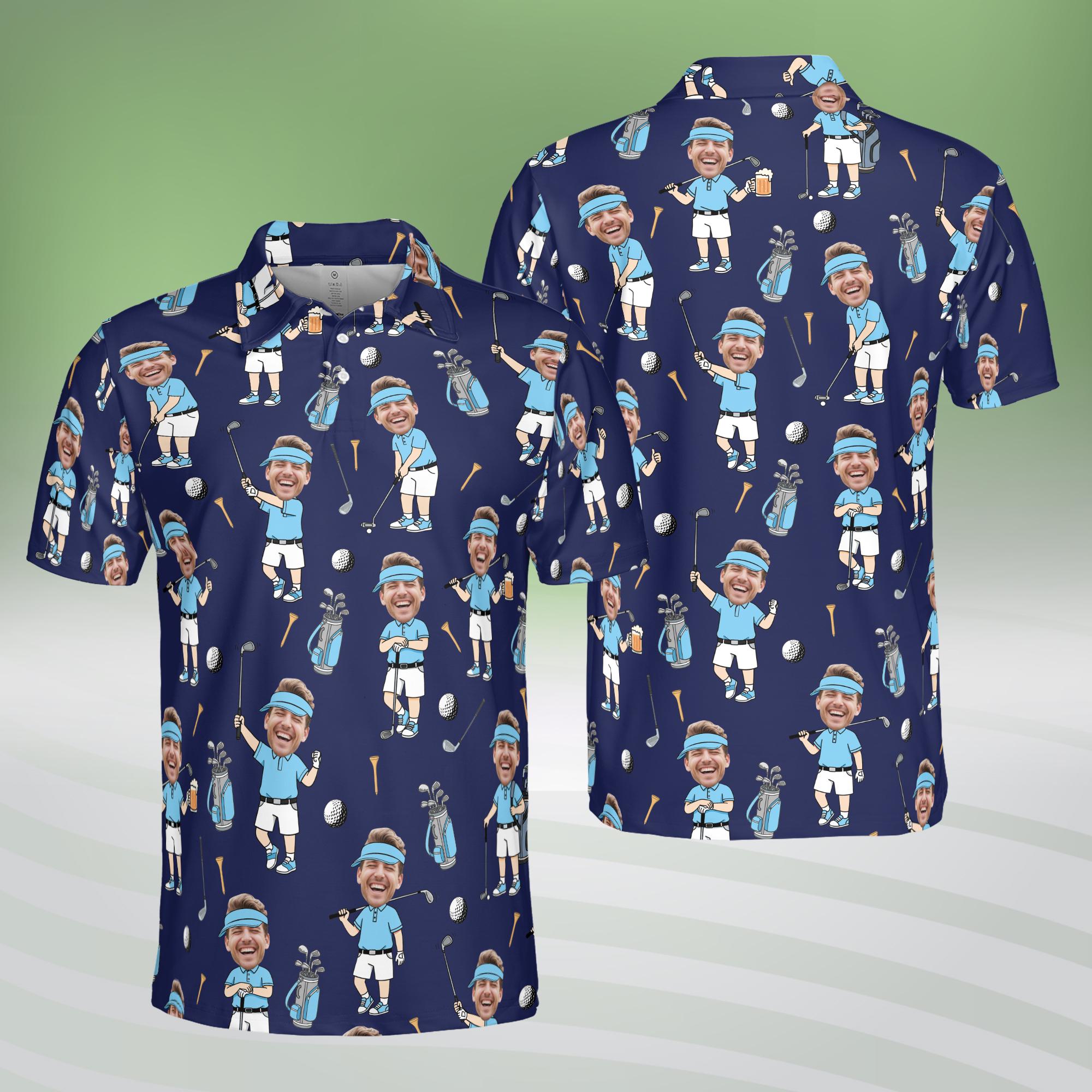 Funny Custom Face Polo Shirt, Summer Tournament Men Women Kid ...