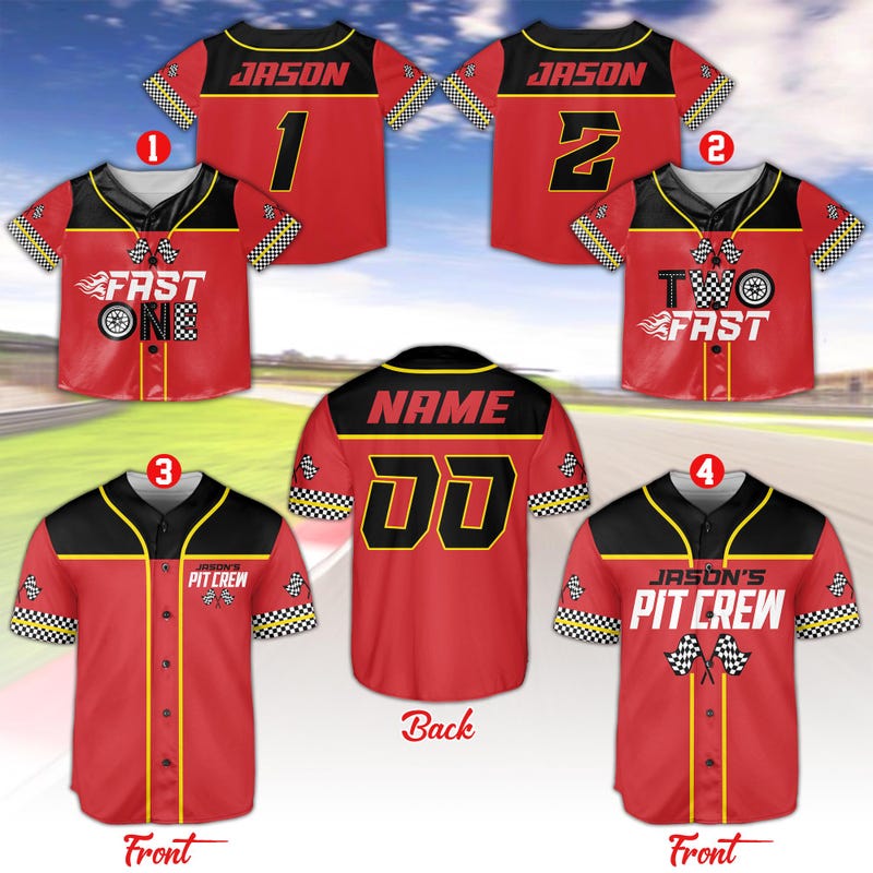 Button up Pit Crew Shirts - Etsy