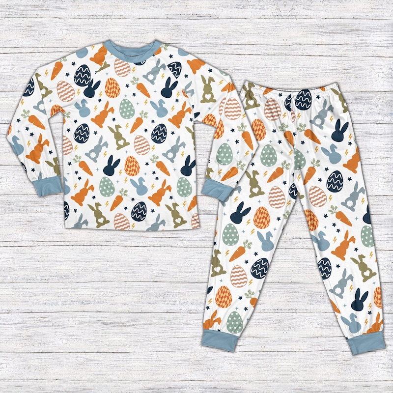Easter Pajamas Boy - Etsy
