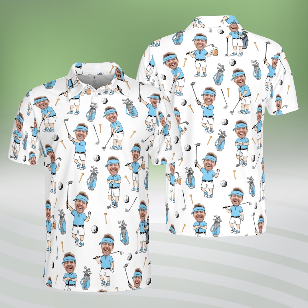 Funny Custom Face Polo Shirt, Summer Tournament Men Women Kid ...