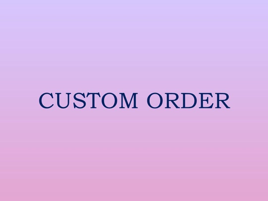 Custom Fee - Etsy