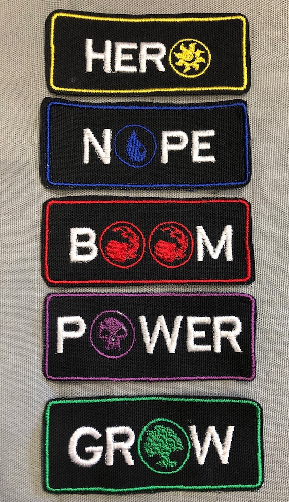Magic the Gathering Patches All Mana MTG - Etsy